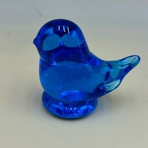 Vintage | Accents | Vintage Bluebird Of Happiness Art Glass By Ozark ...
